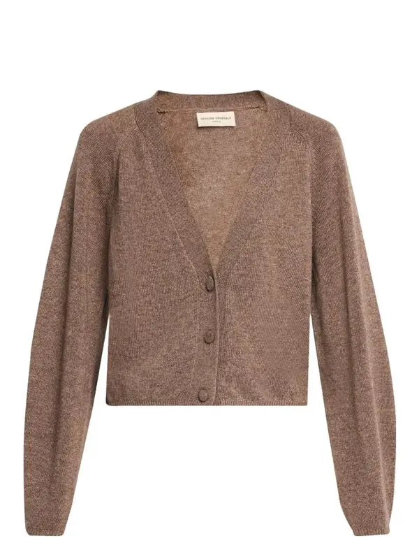 Officine Générale Jaima Boxy Raglan-sleeve Cardigan - Ginger