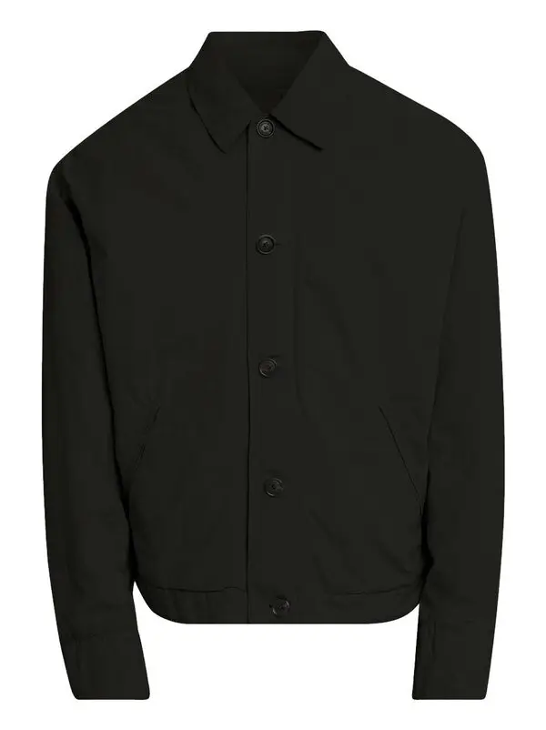 Massimo Alba Water-repellent Nylon Shirt Jacket - Hunter