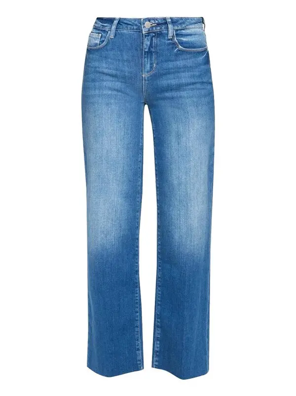 L'Agence Petite Scottie High-rise Wide-leg Jeans - Hasting
