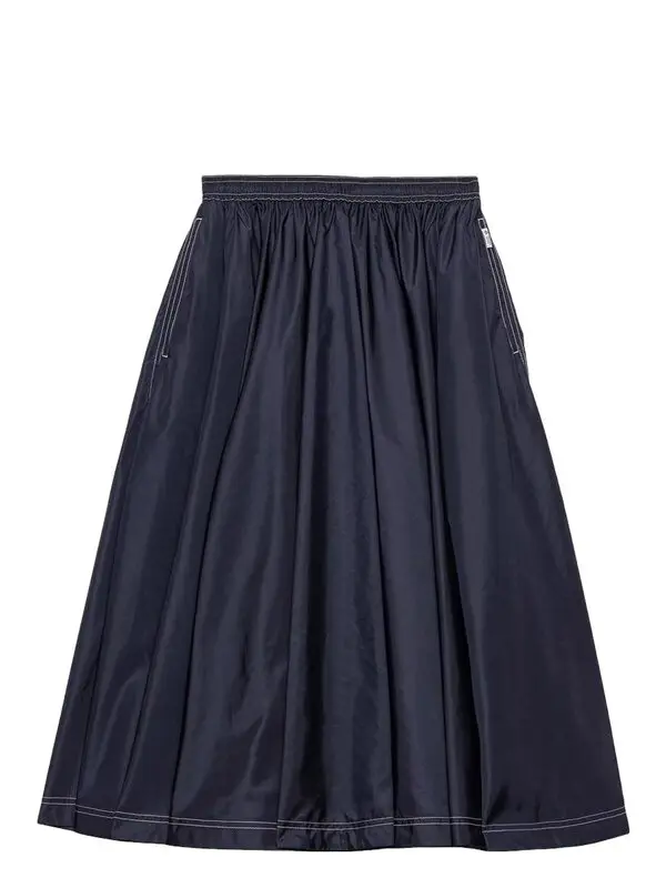 Prada Re-nylon Full Midi Skirt - Blue