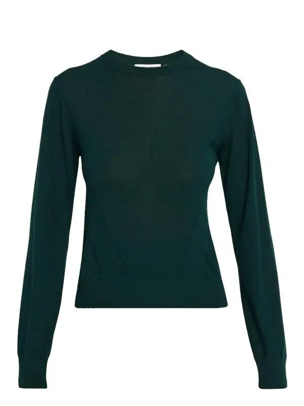 FFORME Mitchell Merino Wool Crewneck Sweater - Evergreen