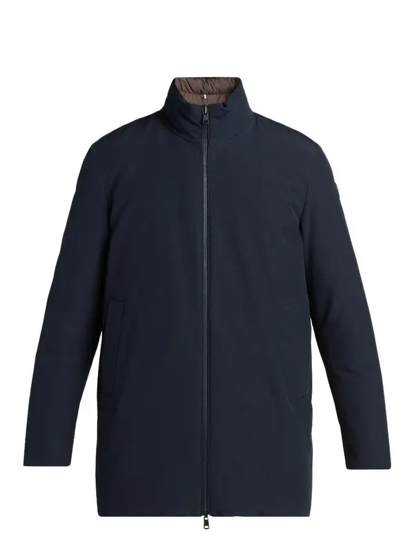 Moncler Didessa Short Down Parka Jacket - Navy