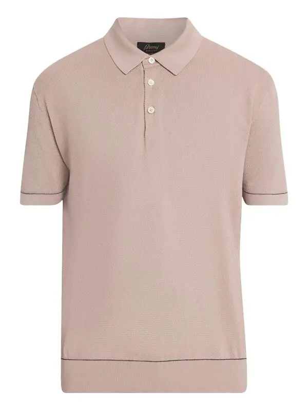 Brioni Sea Island Polo Shirt - Shell