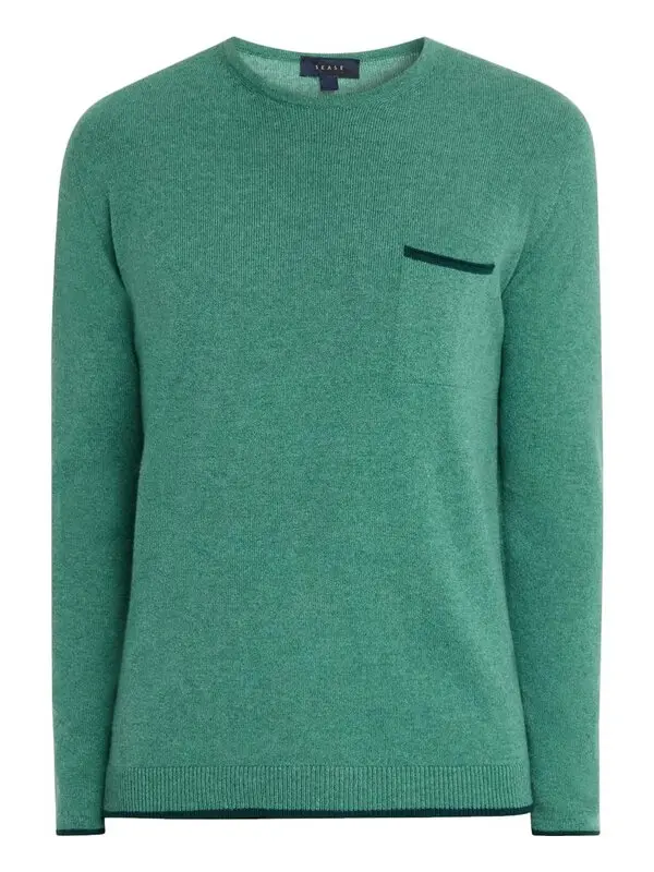 Sease Shore 2.0 Cashmere Crewneck Sweater - Emerald Gr