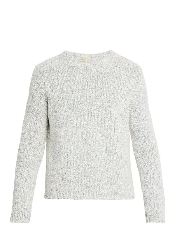 Massimo Alba Nicol Melange Knit Crewneck Sweater - Mare