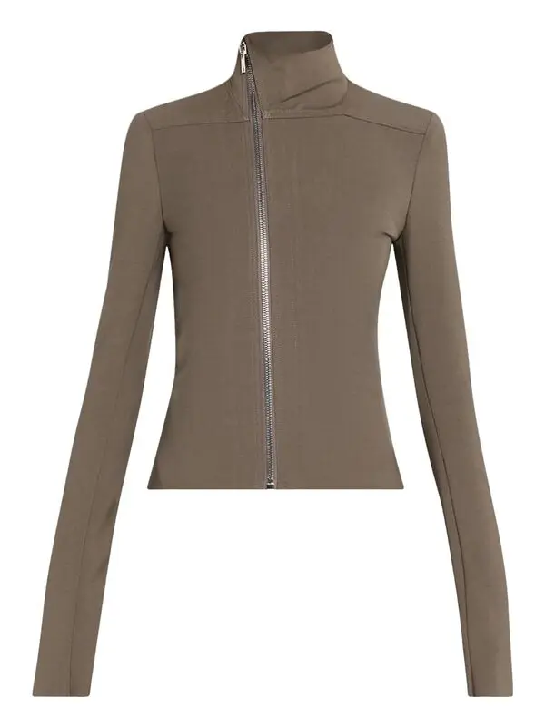 Rick Owens Gary Fitted Stretch Wool Jacket - Dust