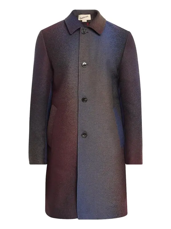SANDERLAK Degrade Blouson Jacket - Chocolate