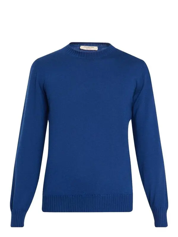 Fioroni Cashmere Crewneck Sweater - Navy