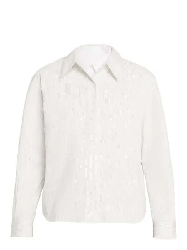 WE-AR4 The Layered Shirt - White Multi