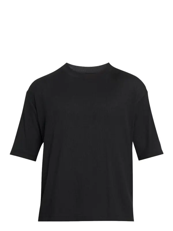 Issey Miyake Crepe Crewneck T-shirt - Black