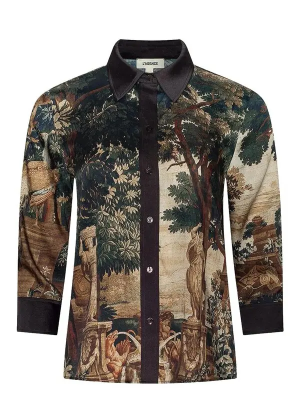 L'Agence Eulalie Placet Print Blouse - Multi