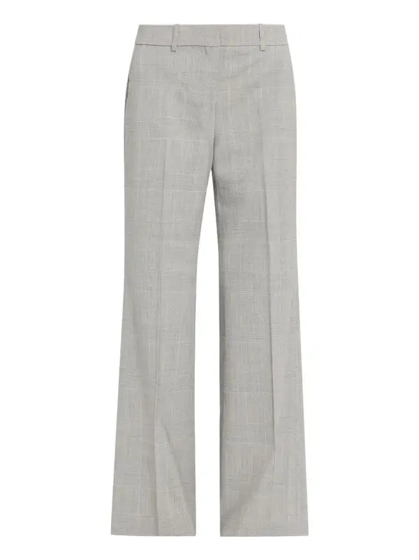 Theory Fluid Flare High-rise Pants - Grey Multi