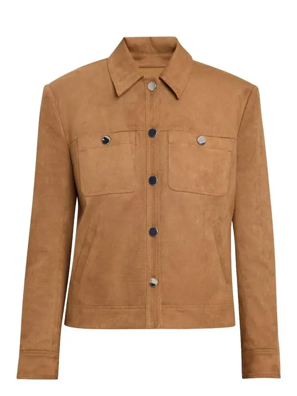 TOCCIN Isalya Boxy Button-front Jacket - Cedar