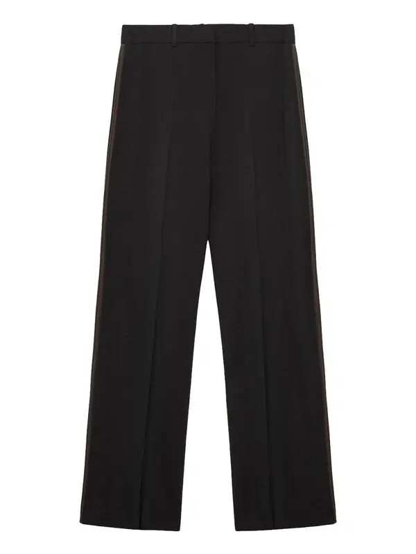 Loewe Side-stripe Straight-leg Pants - Black