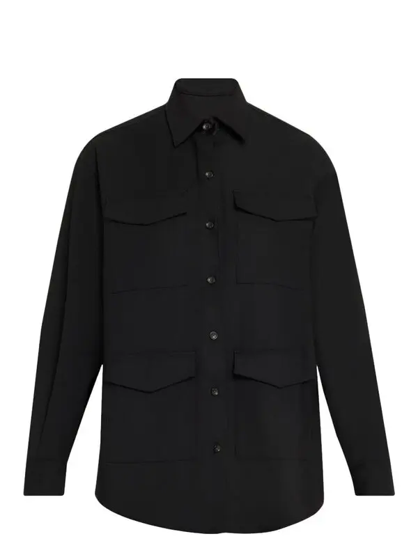Maria Mcmanus Wool Cargo Jacket - Black