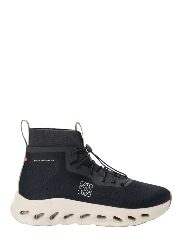 Loewe X On Cloudtilt Hi Stretch-knit Sneakers - Black