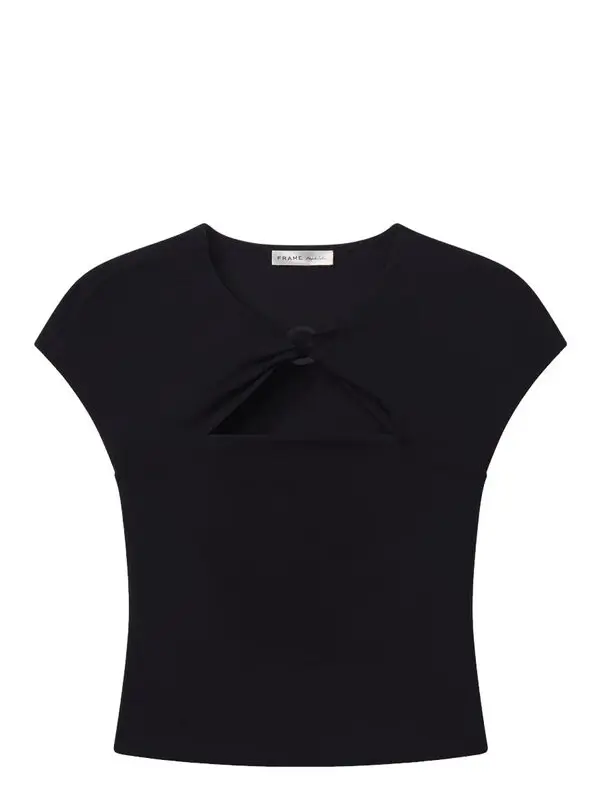 FRAME X Alexandra Leclerc The Casino Top - Black