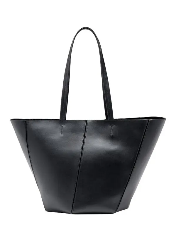 Proenza Schouler Hex Leather Tote Bag - Black