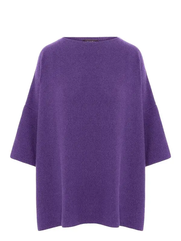 Eskandar Bateau-neck Moss Stitch Cashmere Sweater - Tincture
