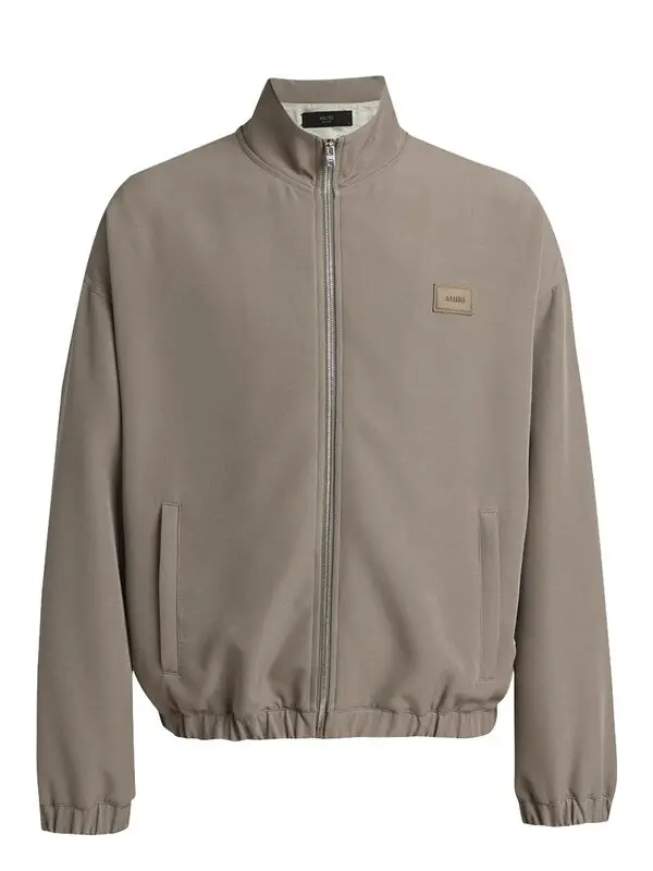 Amiri Logo Patch Full-zip Blouson - Dark Sand