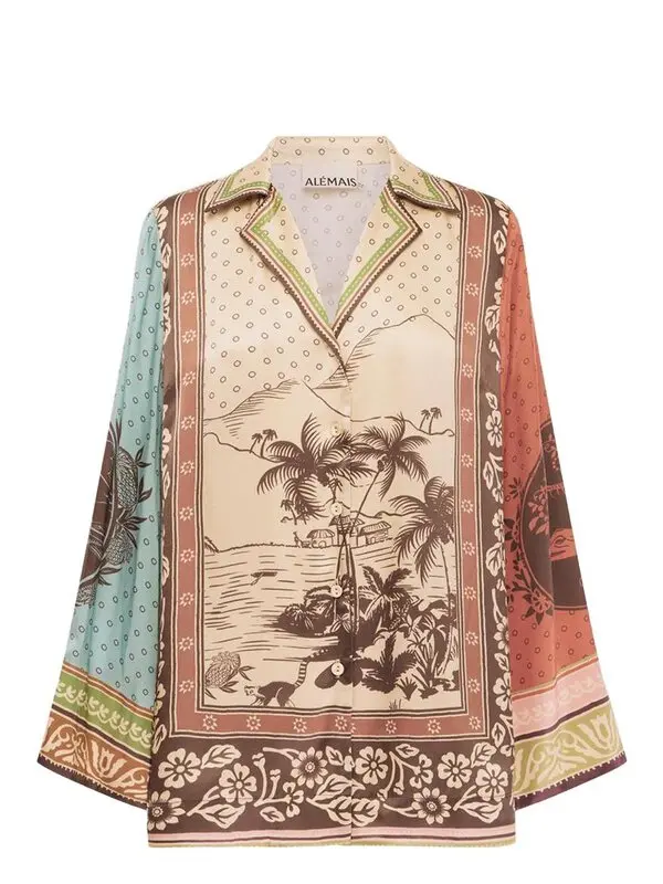 ALEMAIS Alberta Silk Shirt - Multi