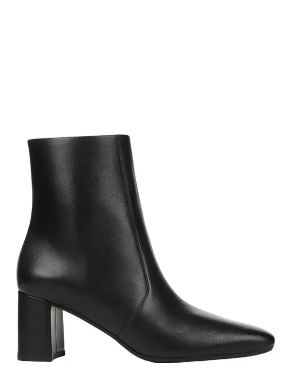 Vince Tegan Leather Ankle Boots - Black