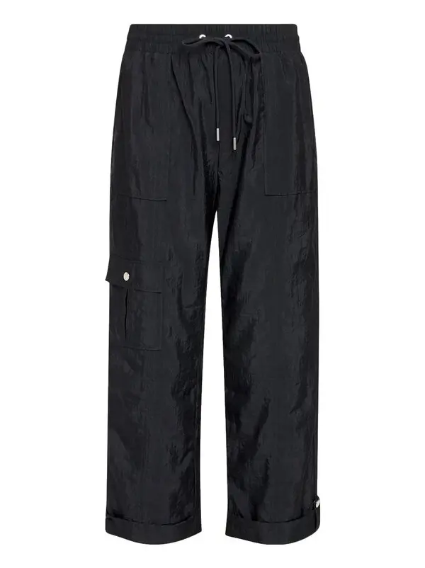 Cinq À Sept Marlease Crop Drawstring Pants - Black