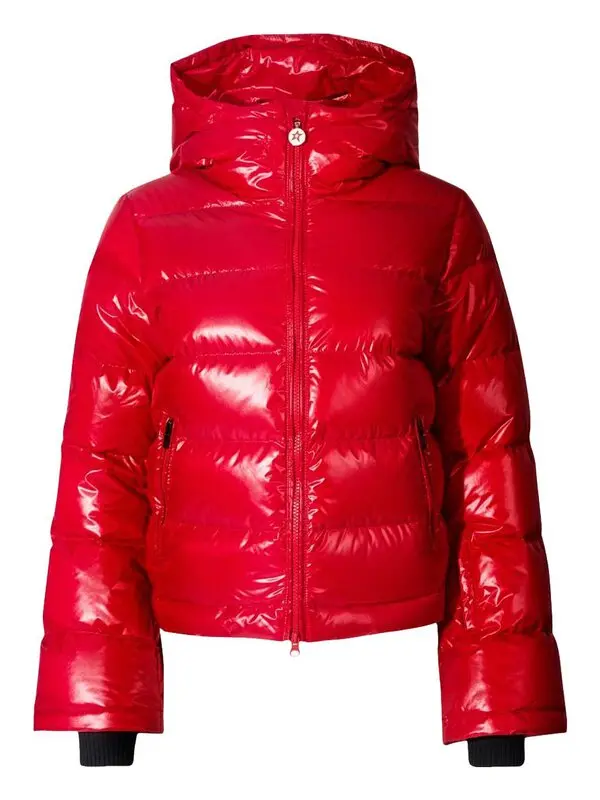 Perfect Moment Polar Flare Down Ski Jacket - Red