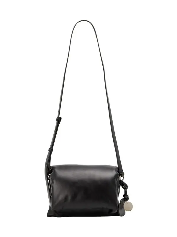 Moncler Small Leather Envelope Crossbody Bag - Black