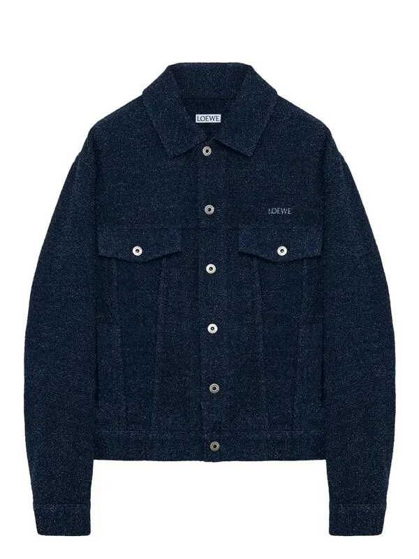 Loewe Textured Trucker Jacket - Black Multi