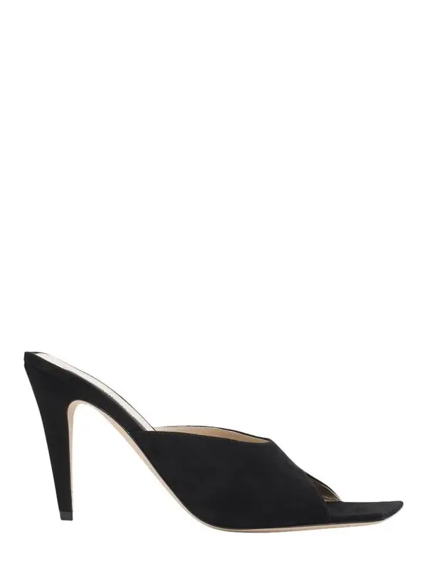 CHRISTEN 95mm Edge Suede Mules - Black
