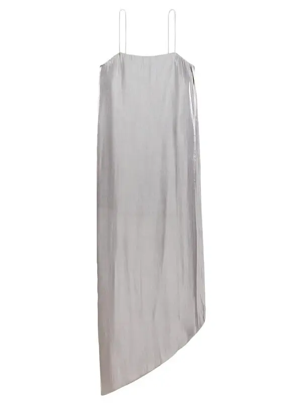 Helmut Lang Fluid Satin Slip Dress - Cloud