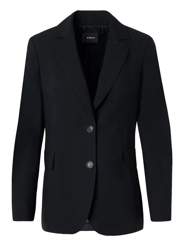 Akris Malik Cool Wool Single-breasted Jacket - Black