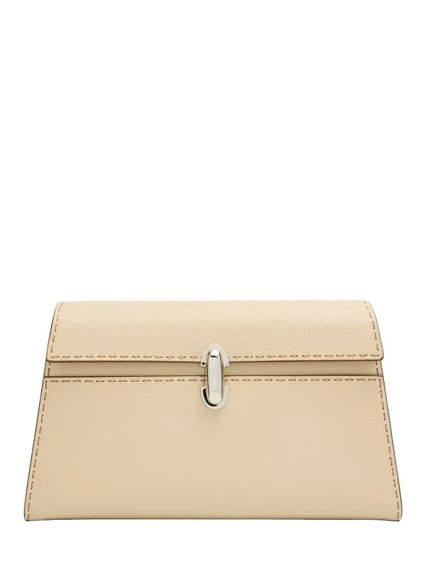 Savette Symmetry Leather Shoulder Bag - Bone
