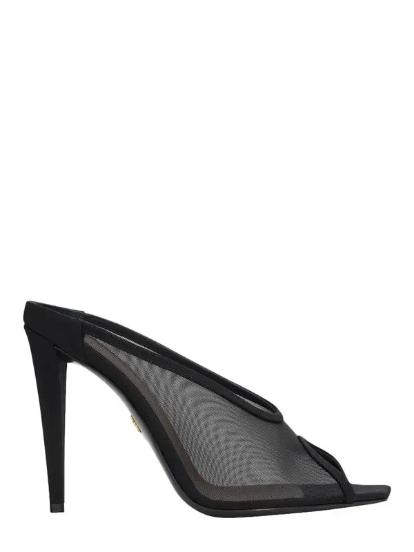 GIUSEPPE ZANOTTI Brivido 105mm Mesh Mules - Nero