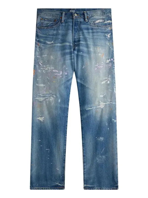 Polo Ralph Lauren Vintage Classic Distressed Jean - Grey