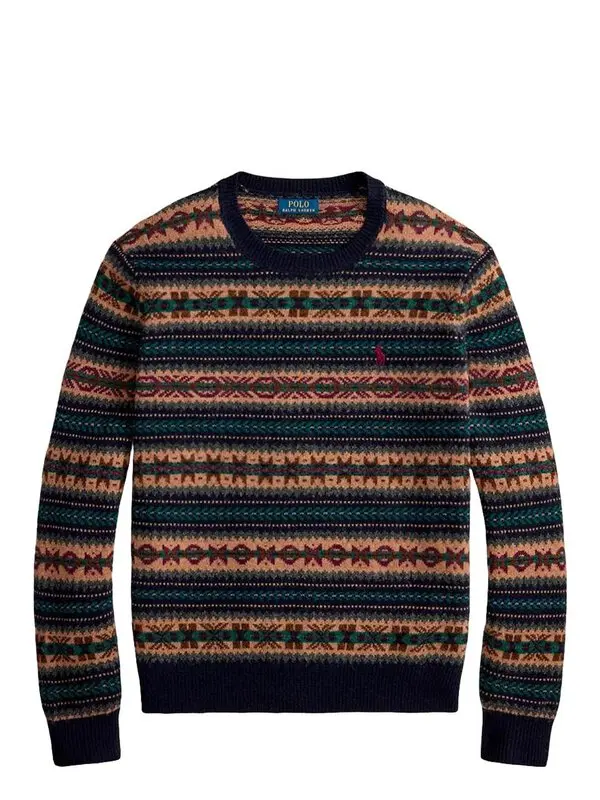 Polo Ralph Lauren Fair Isle Wool Sweater - Blue Multi