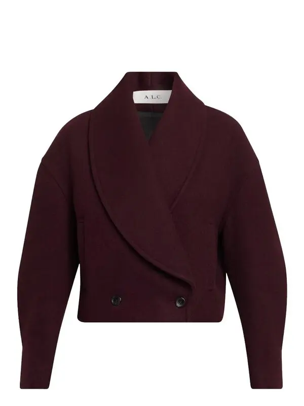 A.L.C. Stell Cropped Jacket - Deep Mulbe