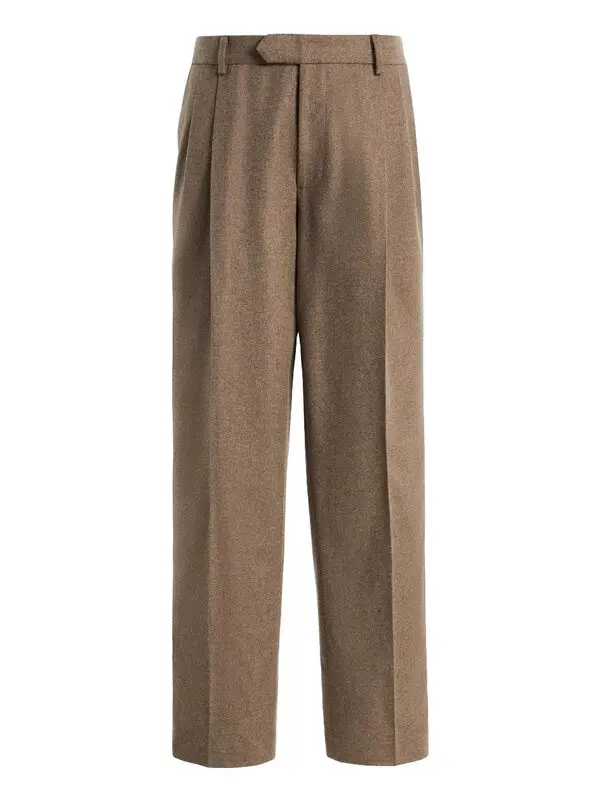 Gabriela Hearst Arthur Wool-cashmere Pants - Walnut
