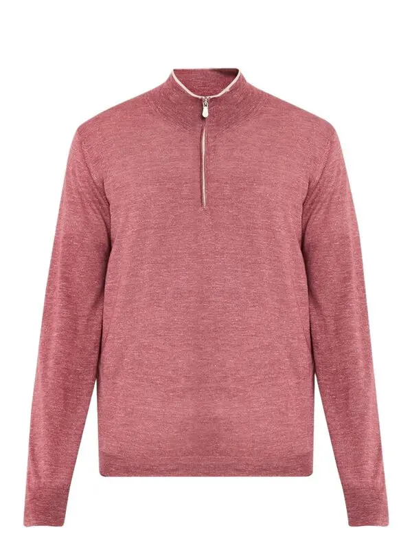 Brunello Cucinelli Cashmere Knit Quarter-zip Sweater - Cora