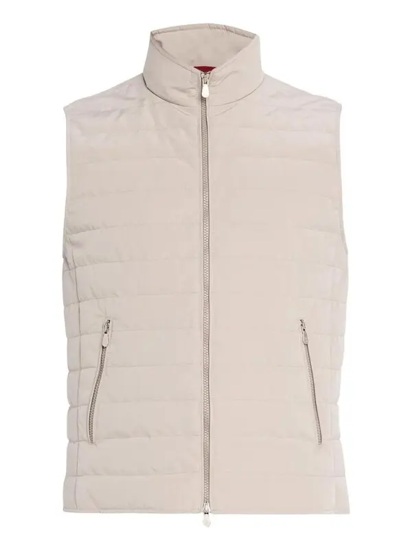 Brunello Cucinelli Bonded Nylon Down Vest - Cold