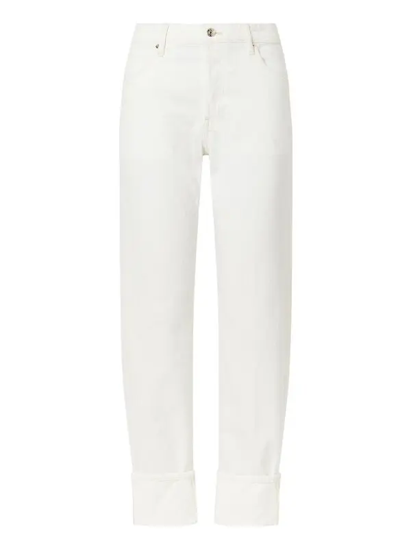 FRAME Mid-rise Straight-leg Jeans - No