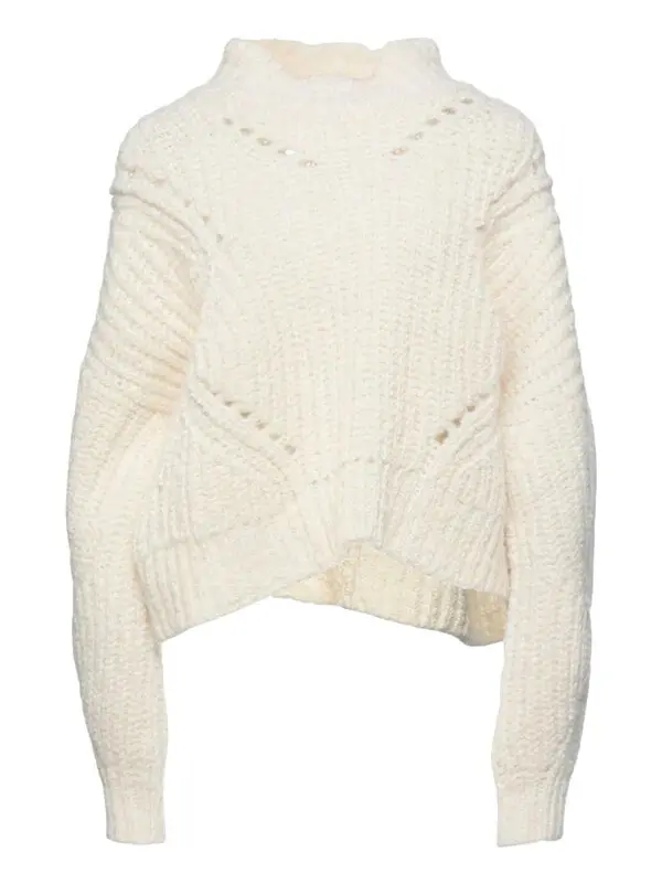 Isabel Marant Étoile Thick Knit Long-sleeve Turtleneck - Ivory