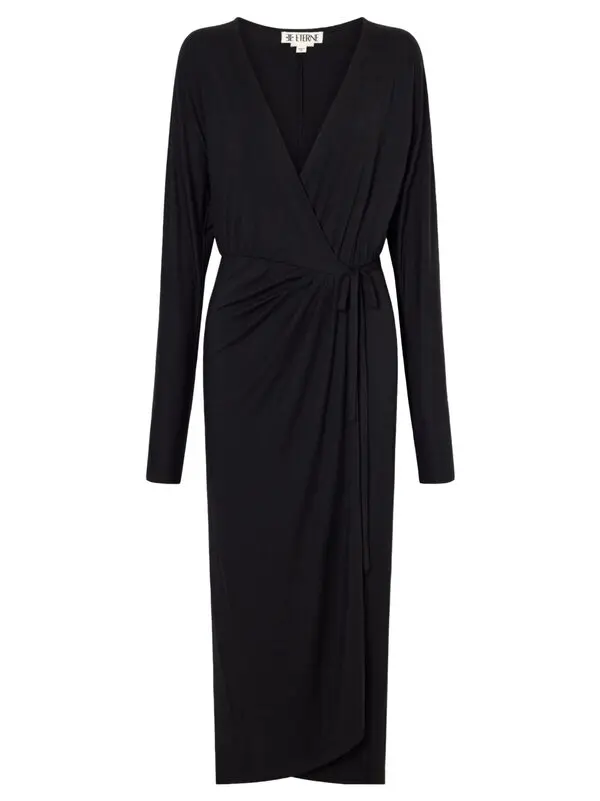 Eterne Stretch Jersey Midi Dress - No