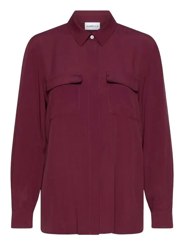 Marella Long-sleeve Button-up Shirt - No