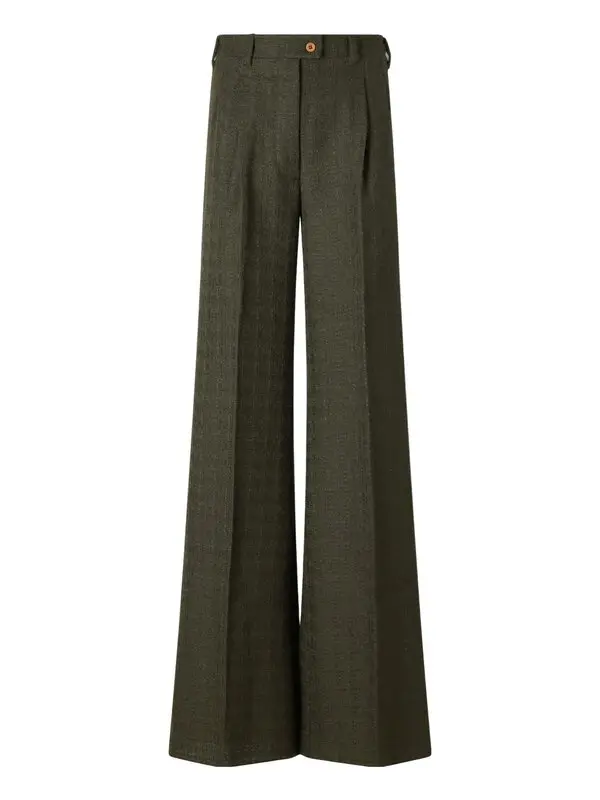 Giuliva Heritage Bouclé Wide-leg Pants - No