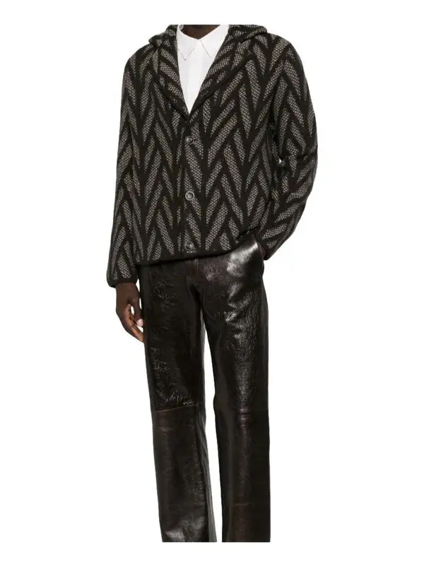 Emporio Armani Long-sleeve Casual Jacket - Brown