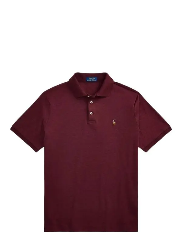 Polo Ralph Lauren Three-button Embroidered Polo Shirt - Brown