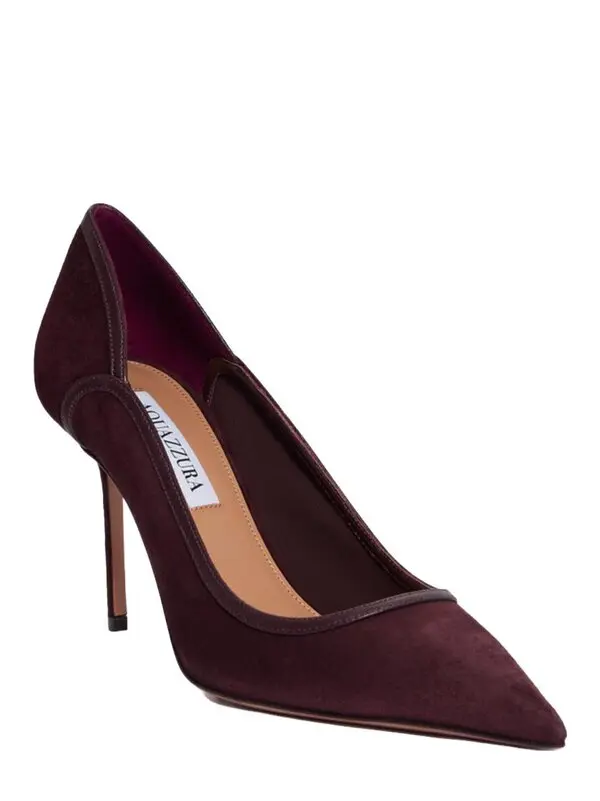 AQUAZZURA Plush Pointed-toe High Heels - No