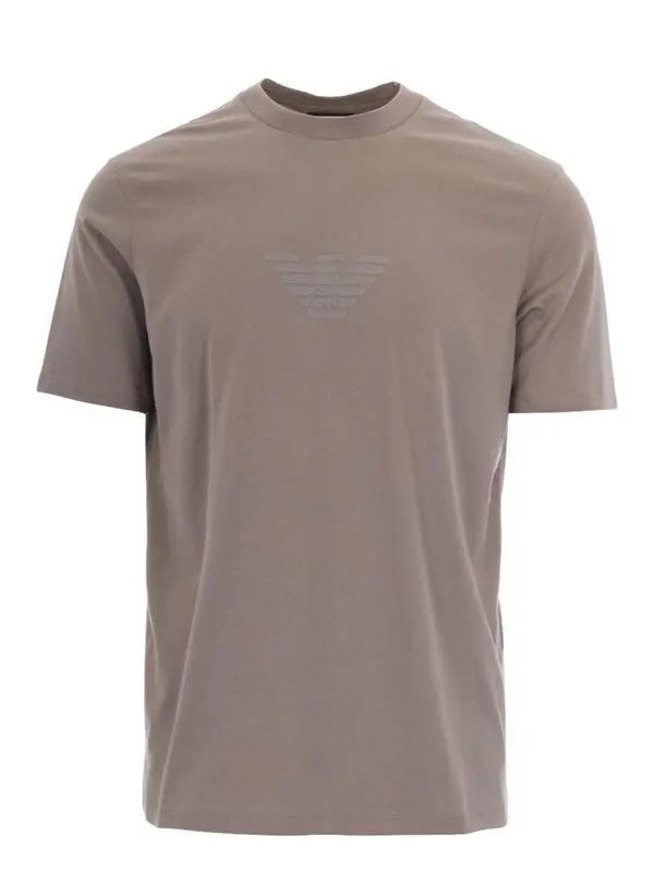 Emporio Armani Crewneck Short-sleeved T-shirt - Gray